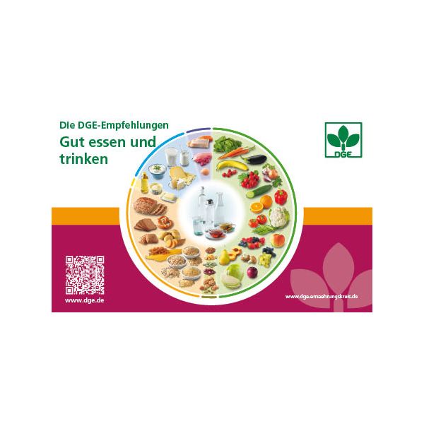Faltkarte DGE-Empfehlungen (10er Pack)